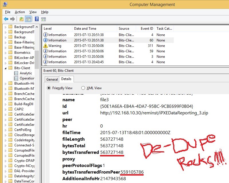 BranchCache With DeDuplication - Miley Cyrus Version