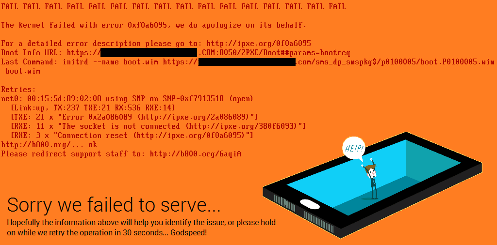 iPXE troubleshooting session #2 debrief